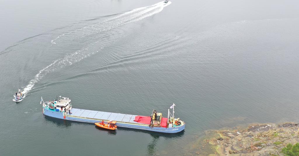 Two container ships run aground in separate incidents | News | Maritime ...