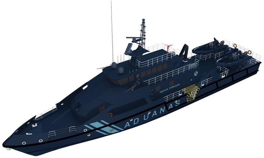 GRP construction for large patrol vessel | News | Maritime Journal