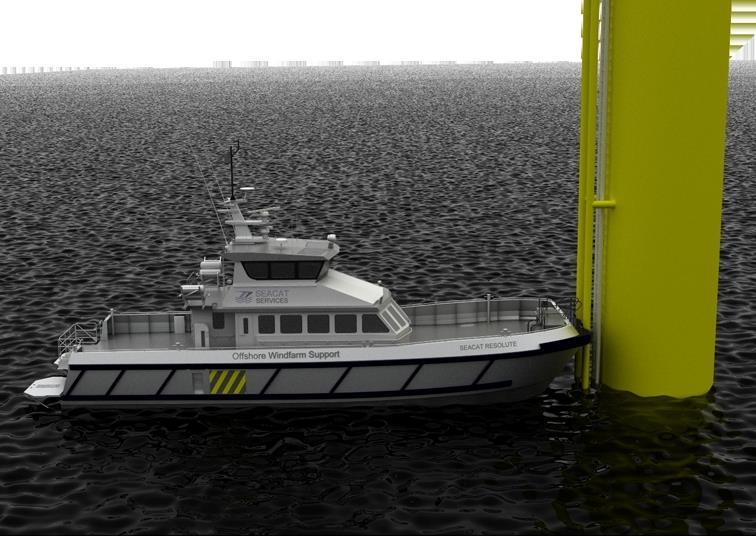 Well qualified wind farm boat at Seawork | News | Maritime Journal