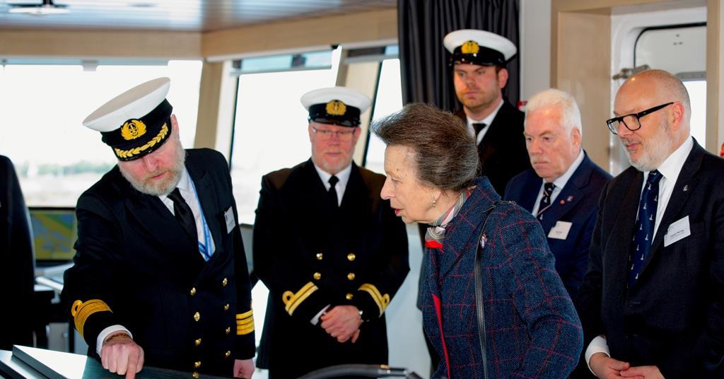 Princess Royal names lighthouse support ship | News | Maritime Journal