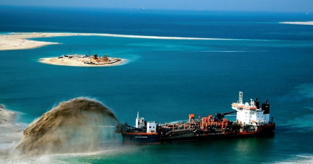 Precise Positioning Helps Island Builders | News | Maritime Journal