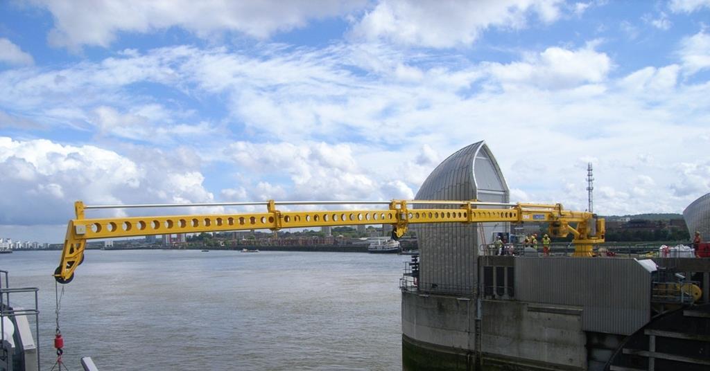 Thames Barrier cranes on show at Seawork | News | Maritime Journal