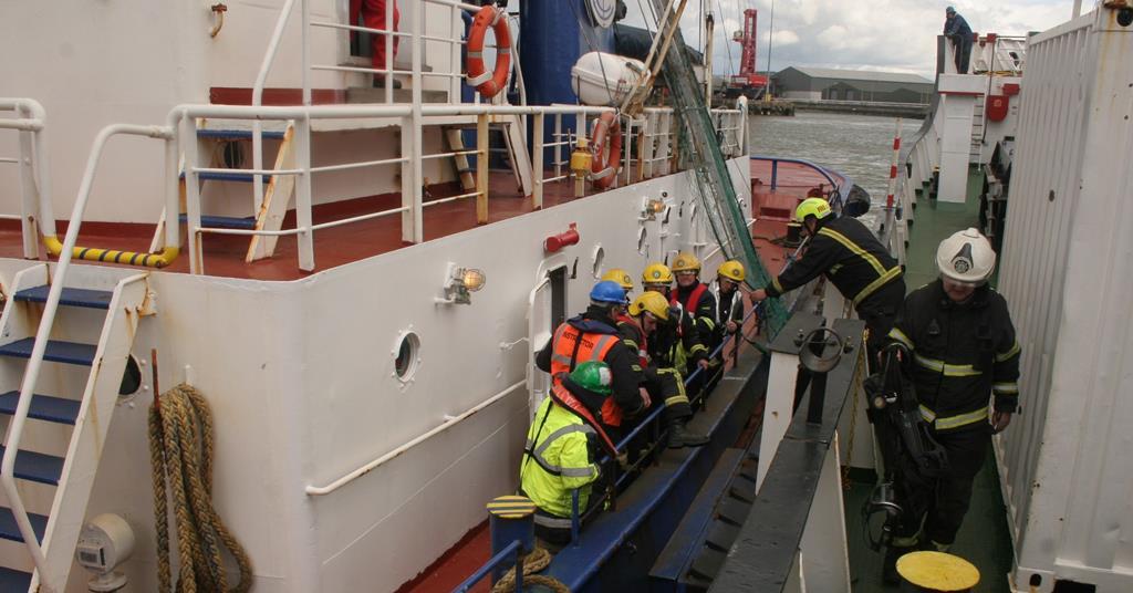 Emergency ship fire drill at Foynes Port | News | Maritime Journal