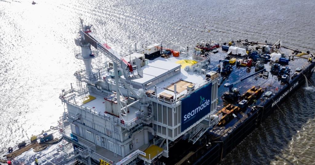 Moving a 1200 tonne substation by sea | News | Maritime Journal