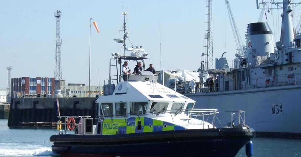 First of Class Police Patrol Boat on Seawork Pontoon | News | Maritime ...