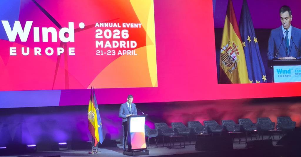 Spanish PM opens WindEurope 2026 on a war footing | News | Maritime Journal