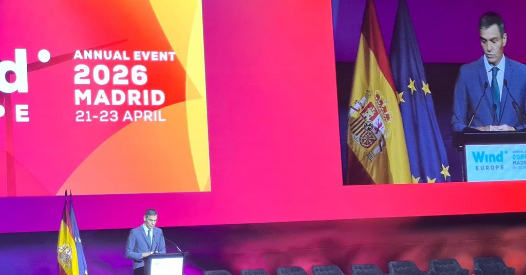 Spanish PM opens WindEurope 2026 on a war footing | News | Maritime Journal