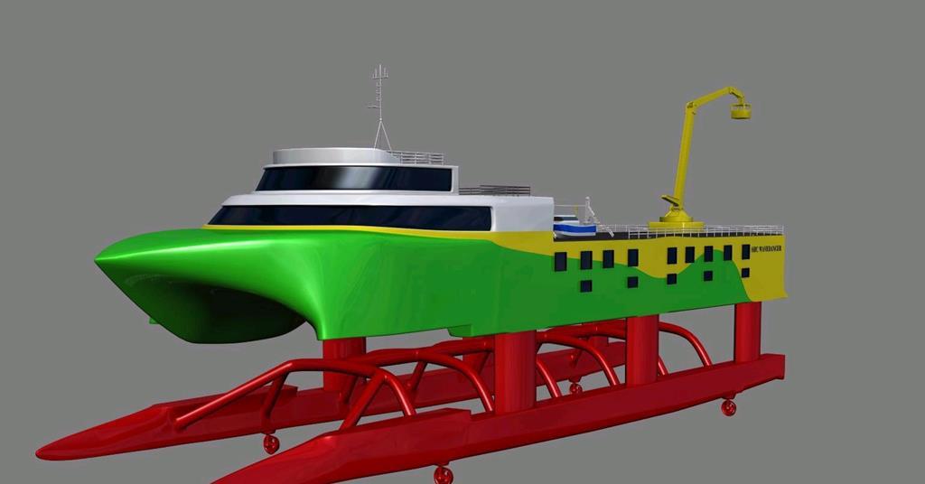 Submersible Hull Catamaran concept unveiled | News | Maritime Journal