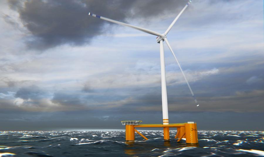 Floating wind project will power oil and gas | News | Maritime Journal