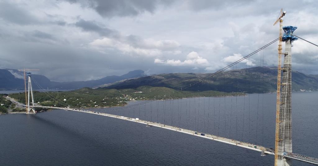 Hi tech coating for Hålogalandsbrua | News | Maritime Journal