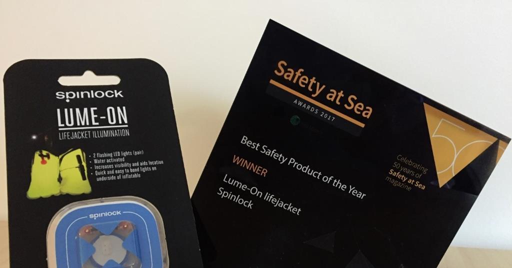 Awards upon awards for Spinlock's Lume-On lights | News | Maritime Journal