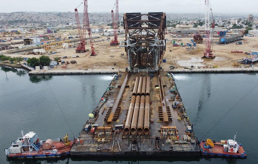 VIDEO: 2,200t jacket loadout completed by Sarens | News - Videos ...