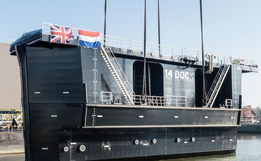 Ravestein caisson gate handover at Portsmouth | News | Maritime Journal