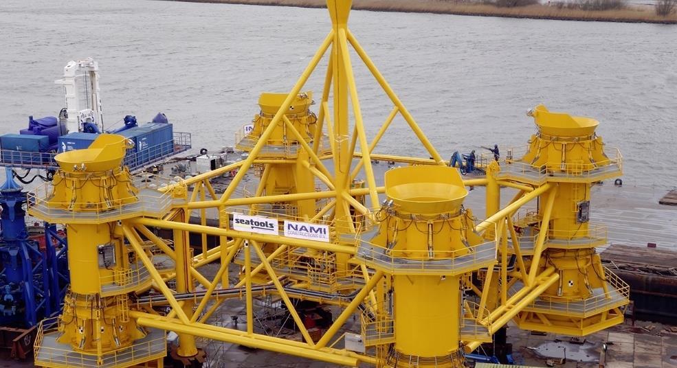 Seatools pre-piling template equipment | News | Maritime Journal