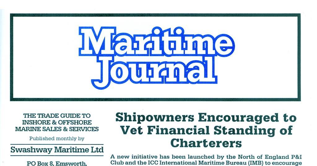 Maritime Journal Celebrates Milestone with Bumper 200th Issue | News ...