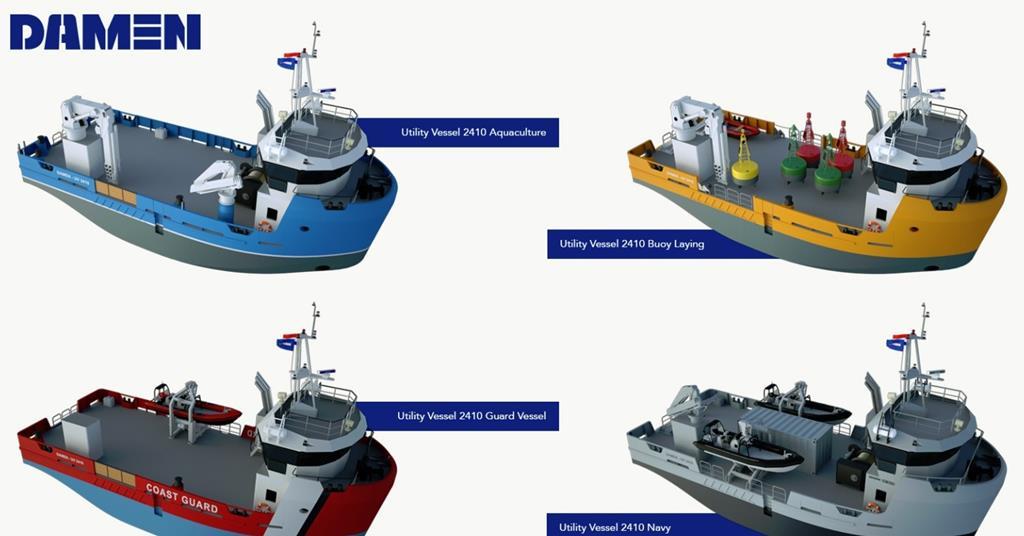 New sub 24m workboat from Damen | News | Maritime Journal