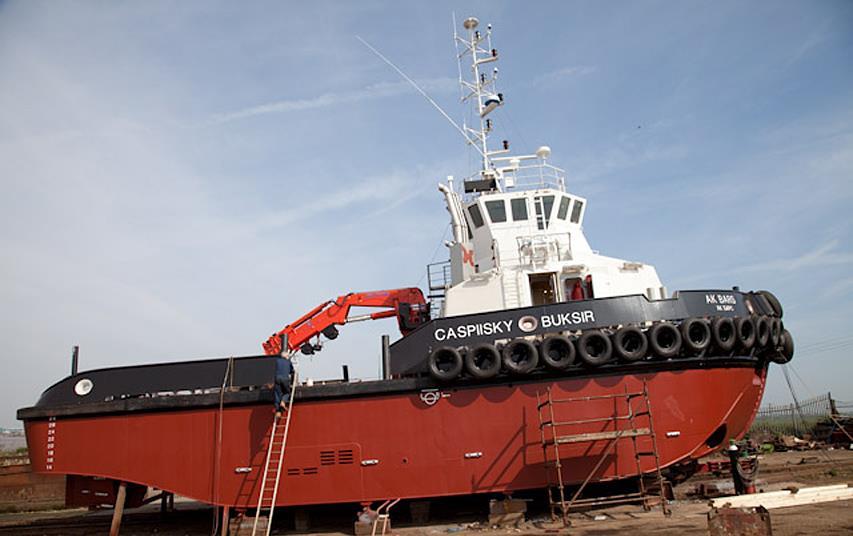 The shallow draft tug 'AK Bars' nears completion at Hepworth | News ...