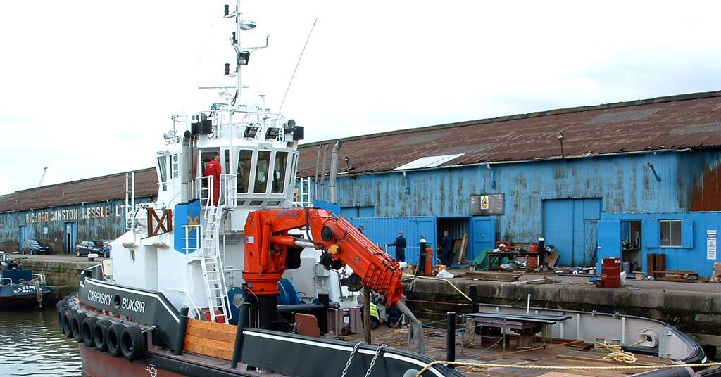 The shallow draft tug 'AK Bars' nears completion at Hepworth | News ...
