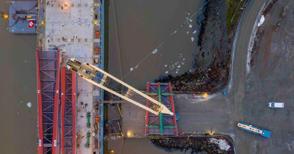2800t bridge sections delivered to Norway | News | Maritime Journal