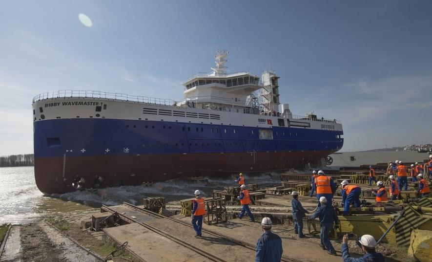 ‘Bibby WaveMaster 1’ launched for fit-out | News | Maritime Journal