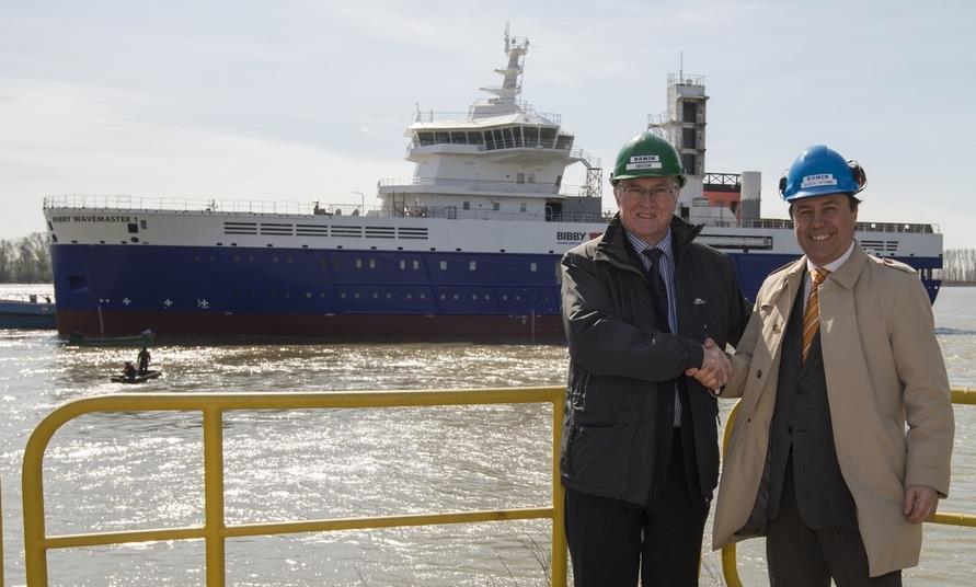‘Bibby WaveMaster 1’ launched for fit-out | News | Maritime Journal