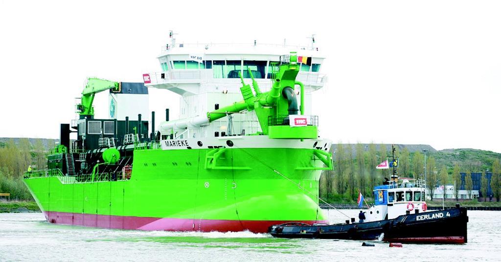 'Marieke' Launched for DEME | News | Maritime Journal