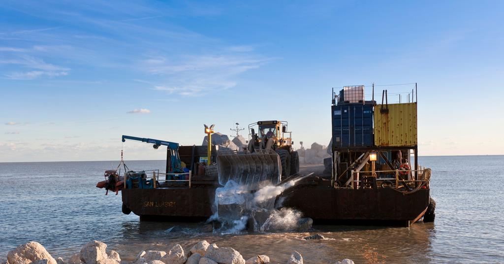 Rock delivery escalates sea defence works | News | Maritime Journal