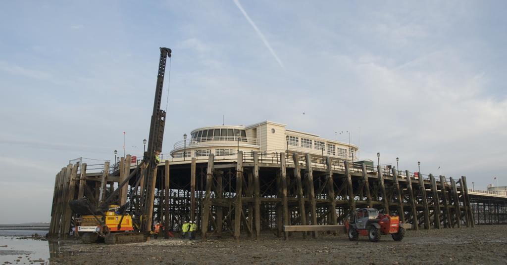 Piling success boosts pier maintenance project | News | Maritime Journal