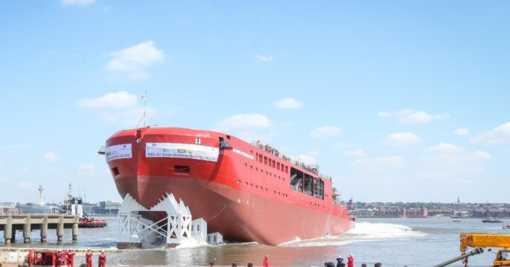 Polar research ship enters the water | News | Maritime Journal