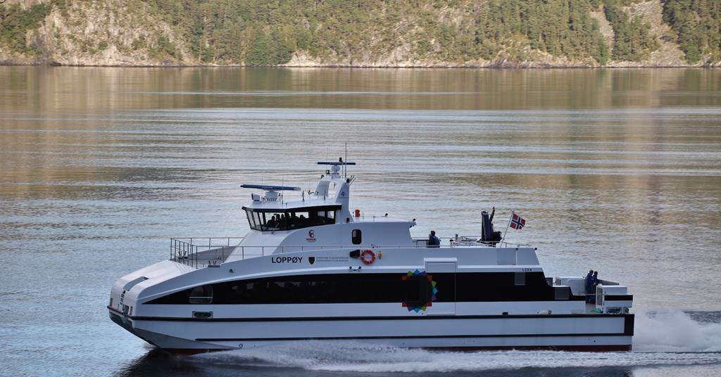 Fast ferry fitted with Servogear Ecoflow Propulsor system | News ...