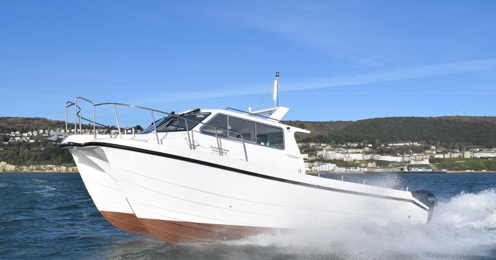 Outboard first for powerful catamaran | News | Maritime Journal
