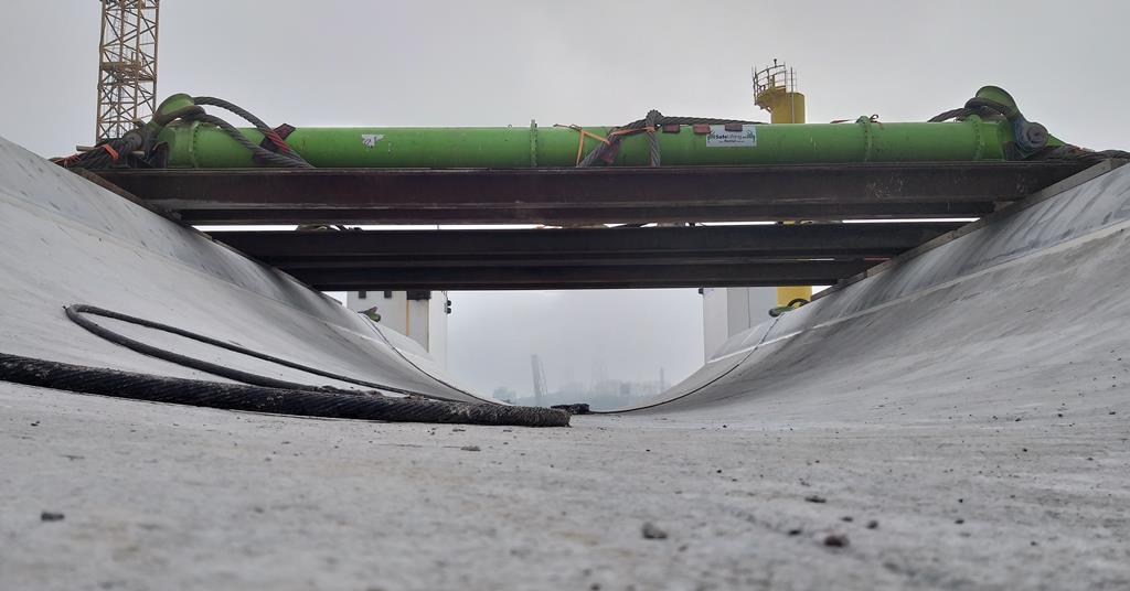 Massive concrete sill prepares to set sail | News | Maritime Journal