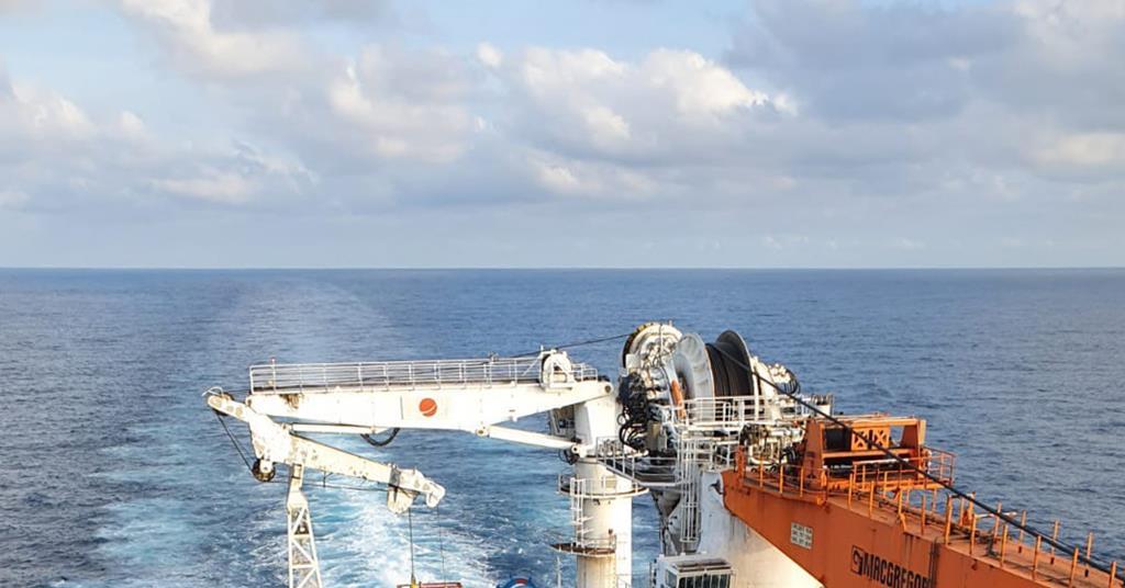 Civils contractor in project first with tensioner | News | Maritime Journal