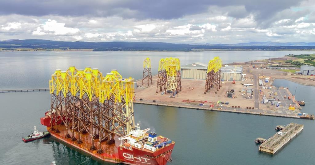 Jackets arrive for Moray East | News | Maritime Journal