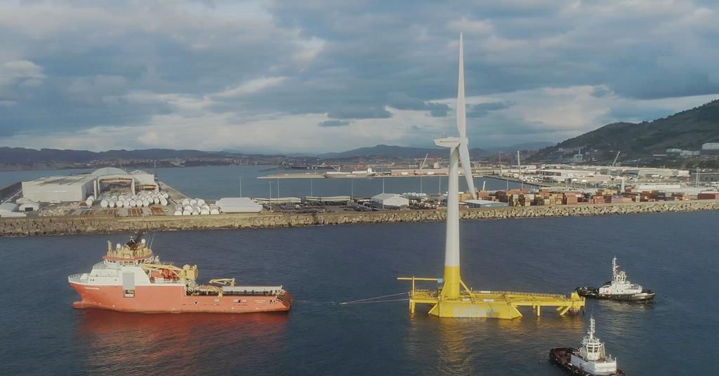 Floating wind demo successfully installed | News | Maritime Journal