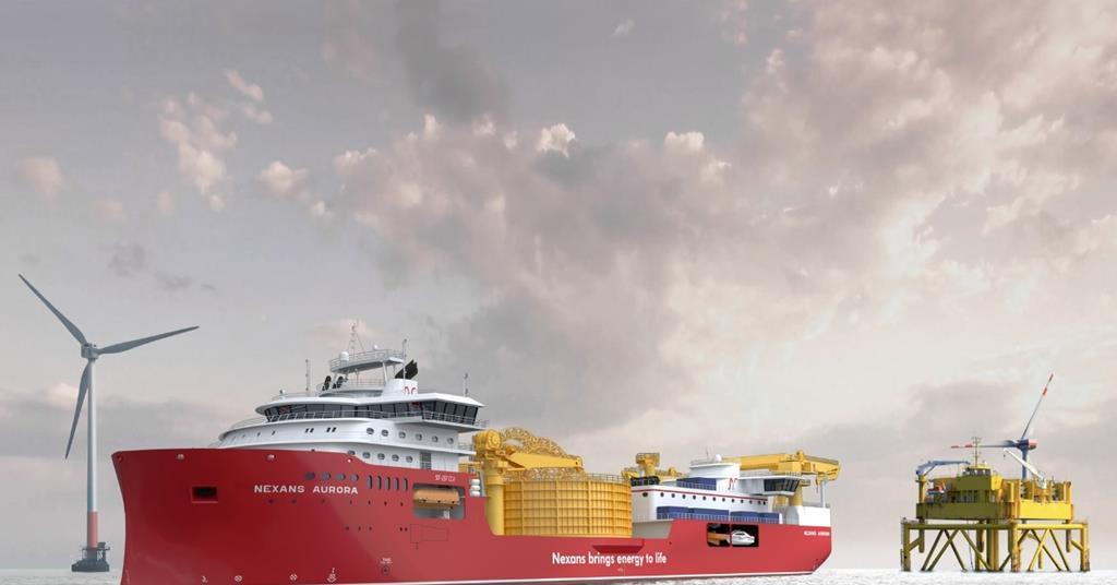 Grand block ceremony for cable installation vessel | News | Maritime ...