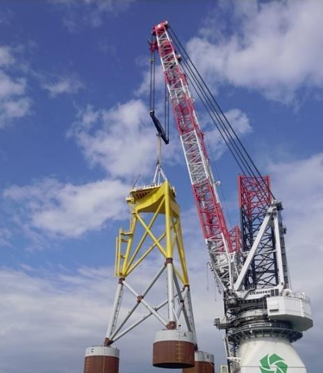 Suction bucket foundations installed | News | Maritime Journal