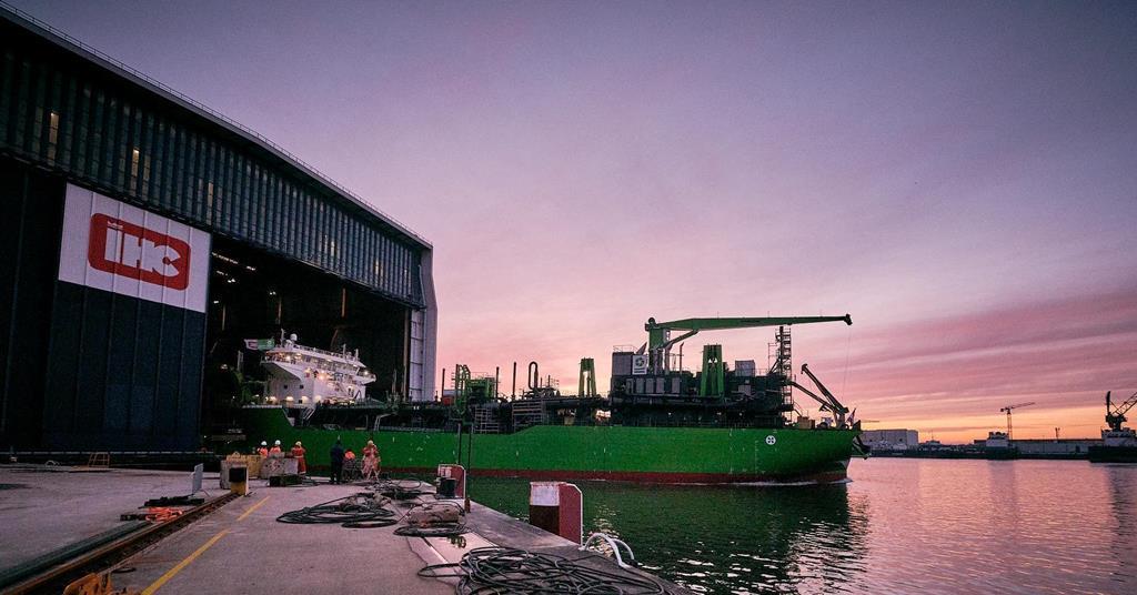 IHC launches Meuse River for DEME | News | Maritime Journal