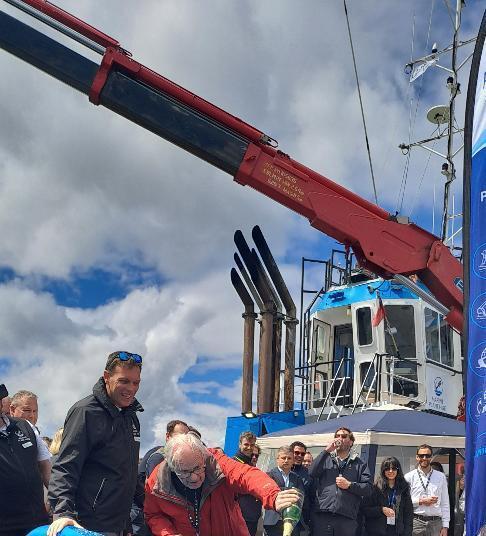 Damen multicat re-named after industry veteran at Seawork | News ...