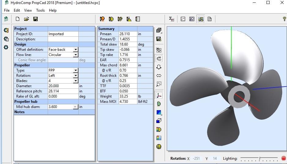 Rapid extraction of propeller design data | News | Maritime Journal