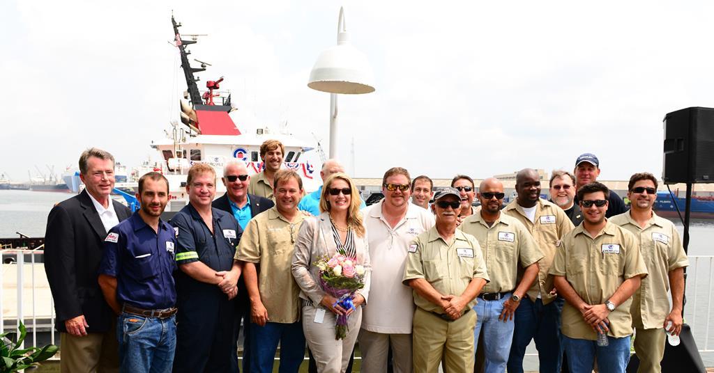 Crowley’s third Ocean Class tug christened | News | Maritime Journal