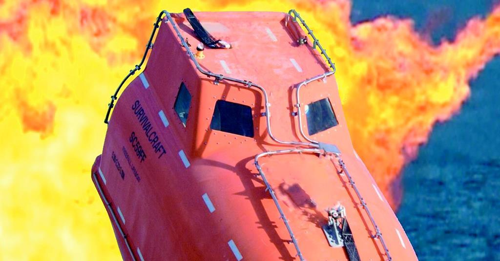 New Space Efficient Free Fall Lifeboat | News | Maritime Journal