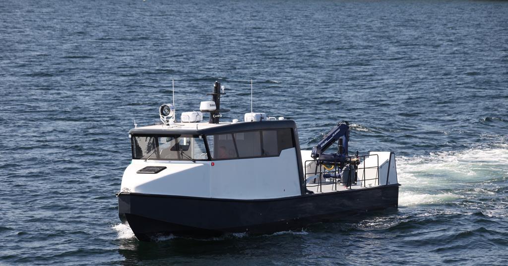 Powerful low weight fish farm cleaning vessel launched | News ...