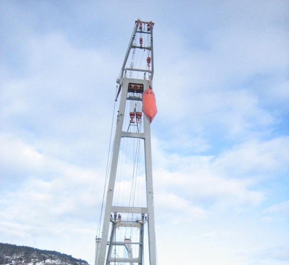 New Lifeboat Freefall Drop Record | News | Maritime Journal