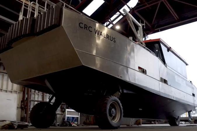 WATCH: Sea trials of ‘Walrus’ amphibious CTV | News - Videos | Maritime ...