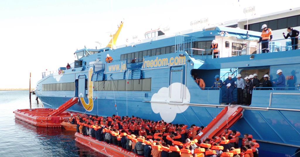 Fast escape slides for fast ferries | News | Maritime Journal