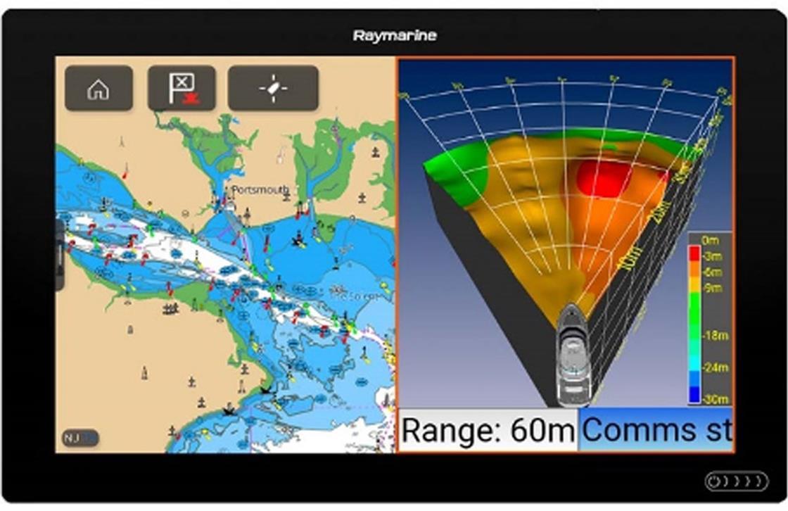 Forward looking sonar will play nicely with Raymarine plotters | News | Maritime Journal
