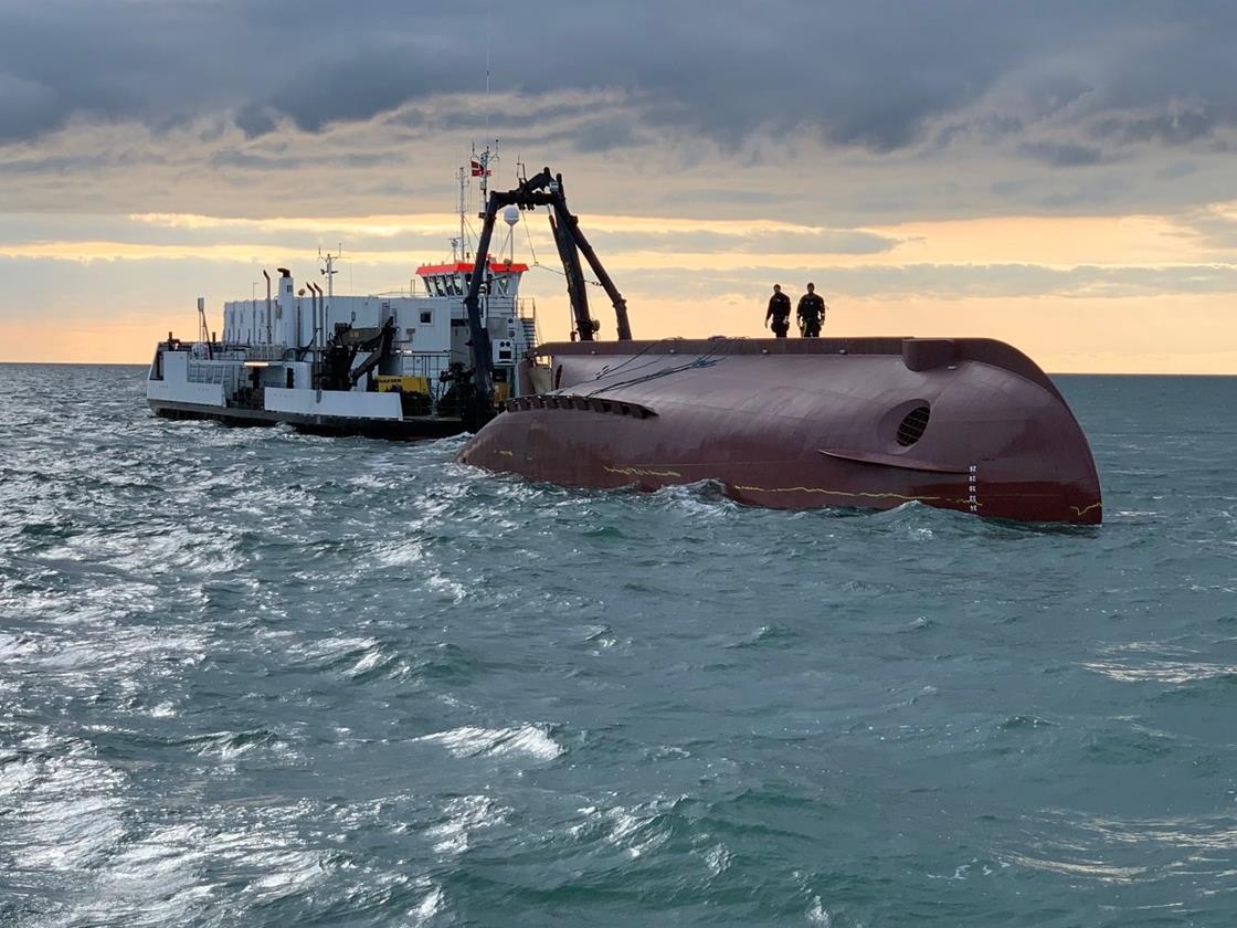 Capsized trawler salvaged | News | Maritime Journal