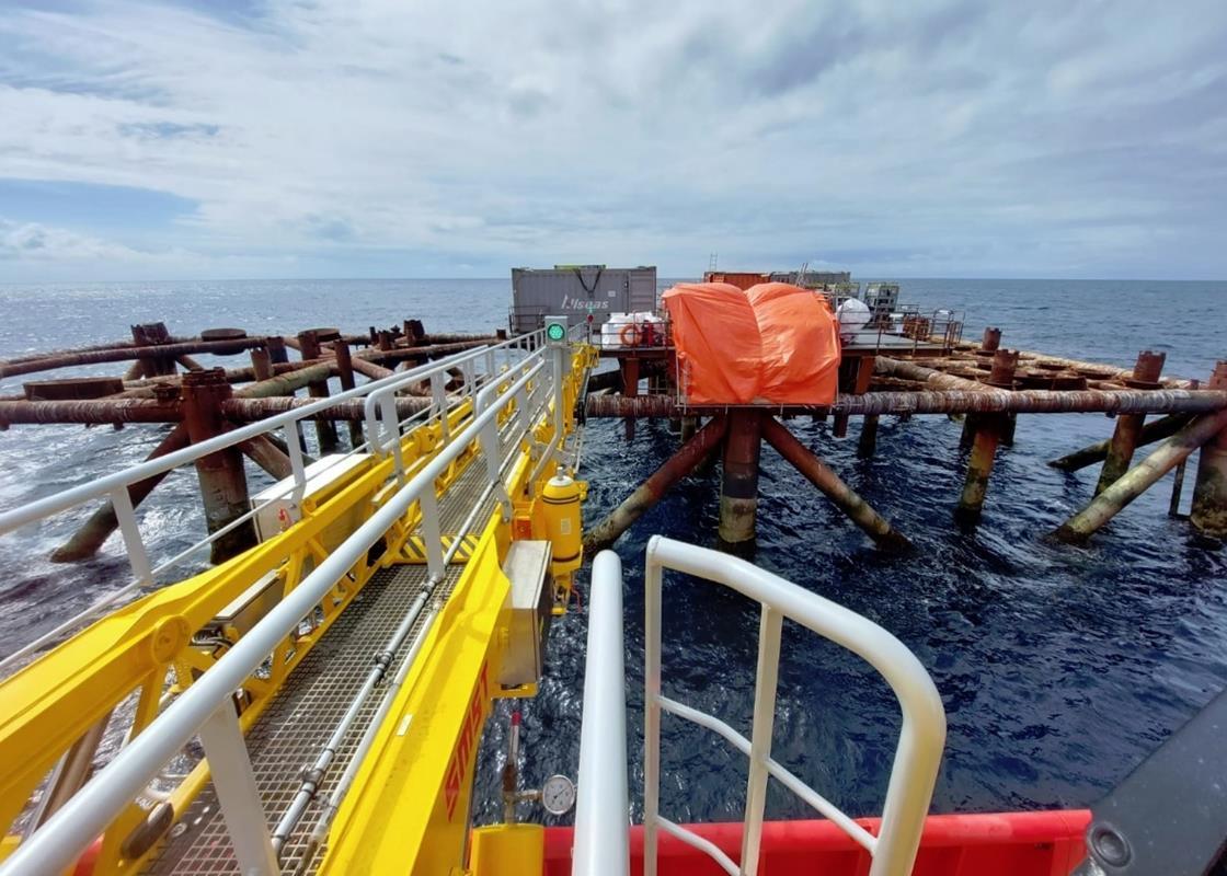 Motion compensated gangway back aboard ‘Oceanic’ | News | Maritime Journal