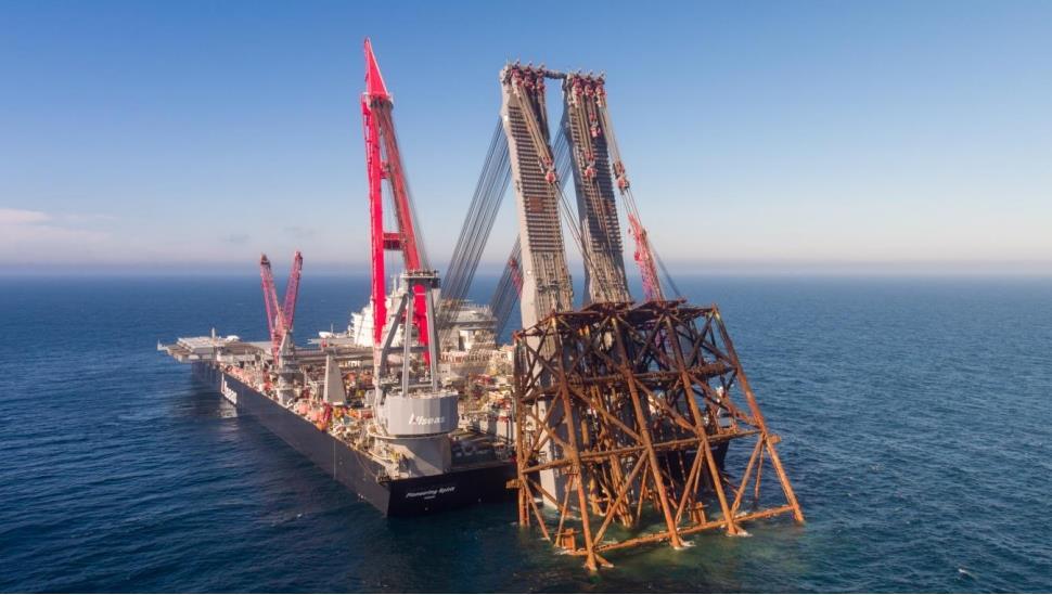 Jacket lifting system completes first deployment | News | Maritime Journal